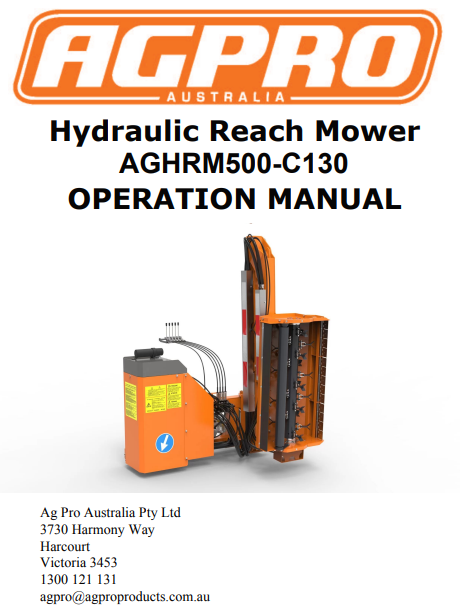 Hydraulic Reach Mower - AGPRO AUSTRALIA