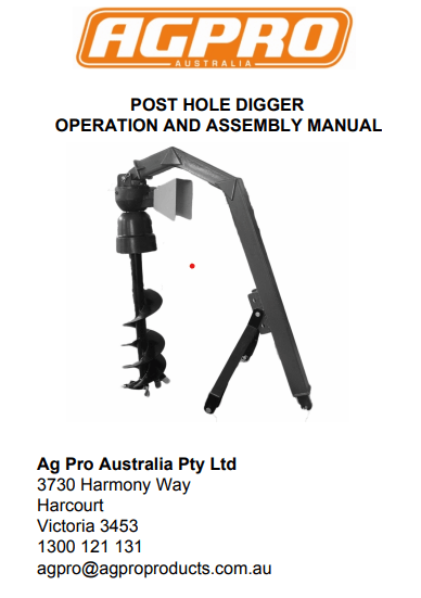 Post Hole Diggers | AGPRO AUSTRALIA